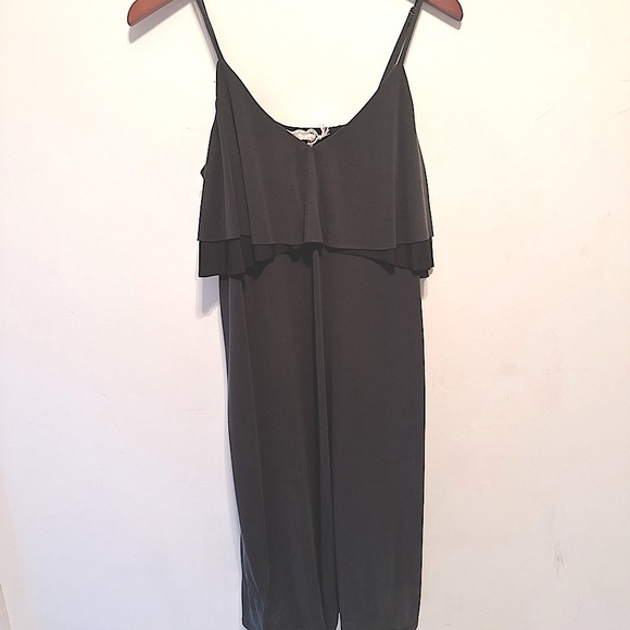 Mystree | Dresses | Mystree Black Dress Wtop Overlay | Poshmark